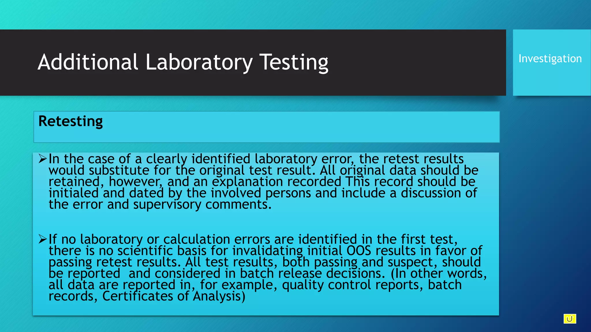 Investigation of OOS and OOT results | PPTX
