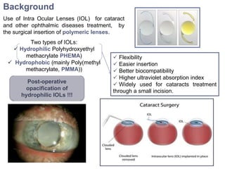 Investigation of opacification mechanism of hydrophilic intraocular ...