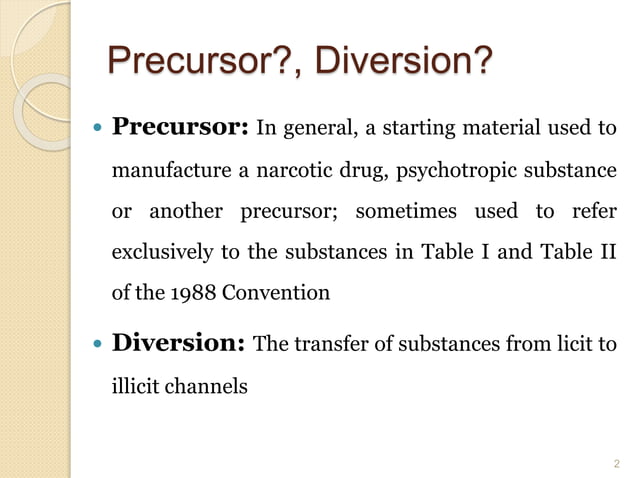 Investigation of Precursor Chemical Diversion.pptx