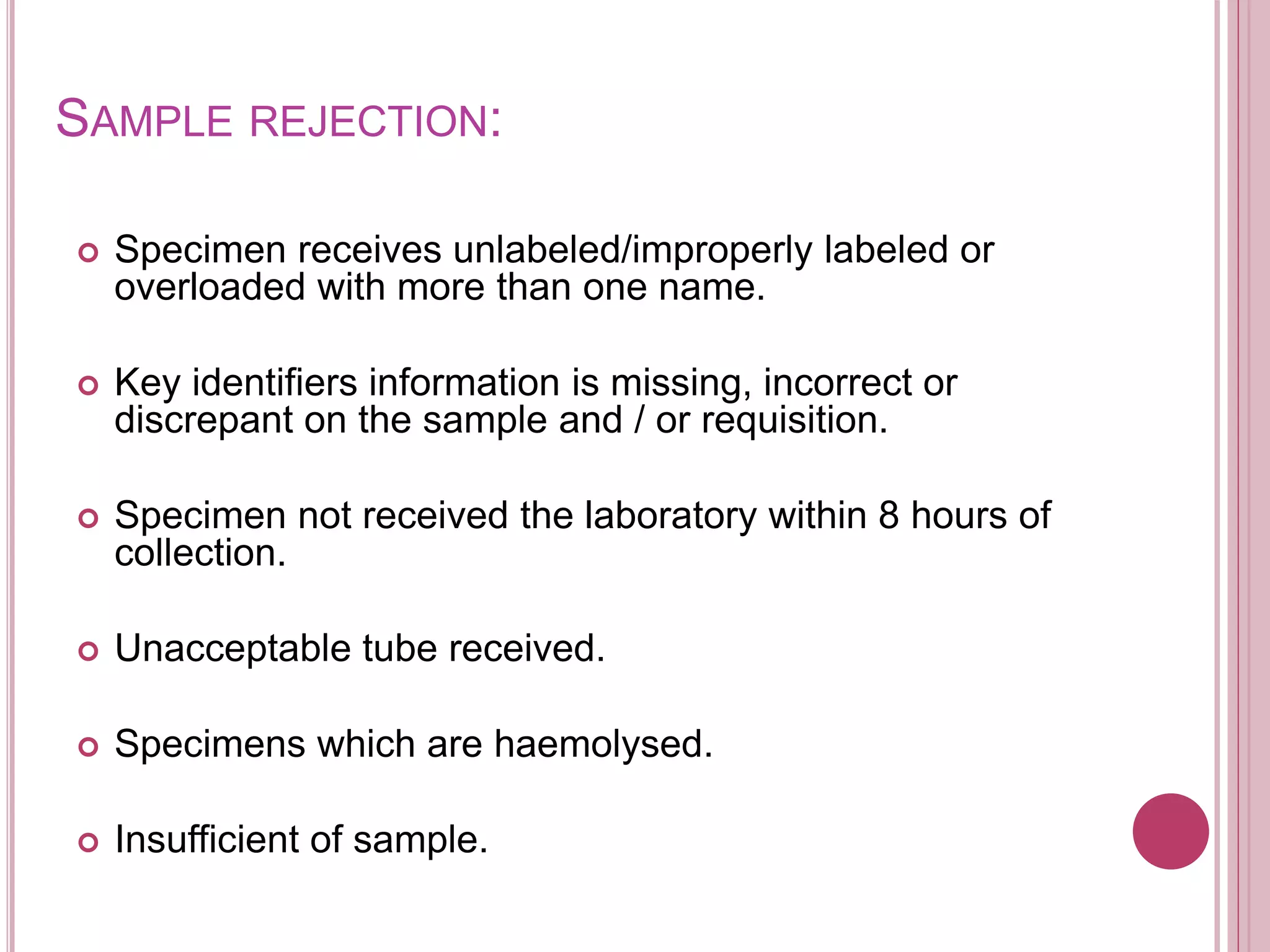 Investigation of transfusion reaction | PPTX