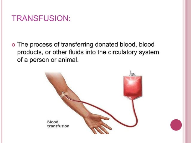Investigation of transfusion reaction | PPTX