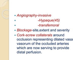 Investigations of gangrene | PPTX
