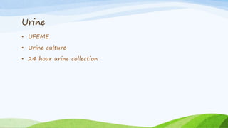 Investigations and management of urolithiasis | PPTX