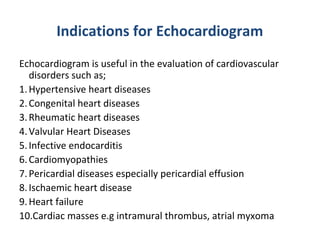 Investigations in cardiology | PPT