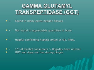 Investigations in jaundice | PPT