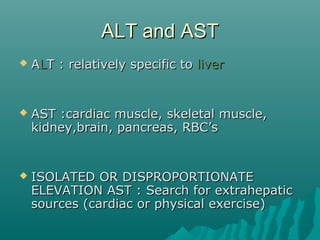 Investigations in jaundice | PPT