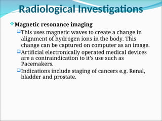 Investigations in Urology.ppt by medical doctor TC | PPT