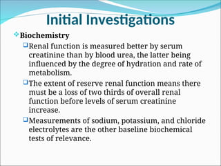 Investigations in Urology.ppt by medical doctor TC | PPT