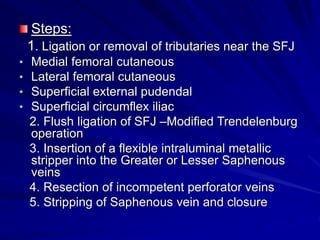 varicose veins-Investigations & Management | PPT