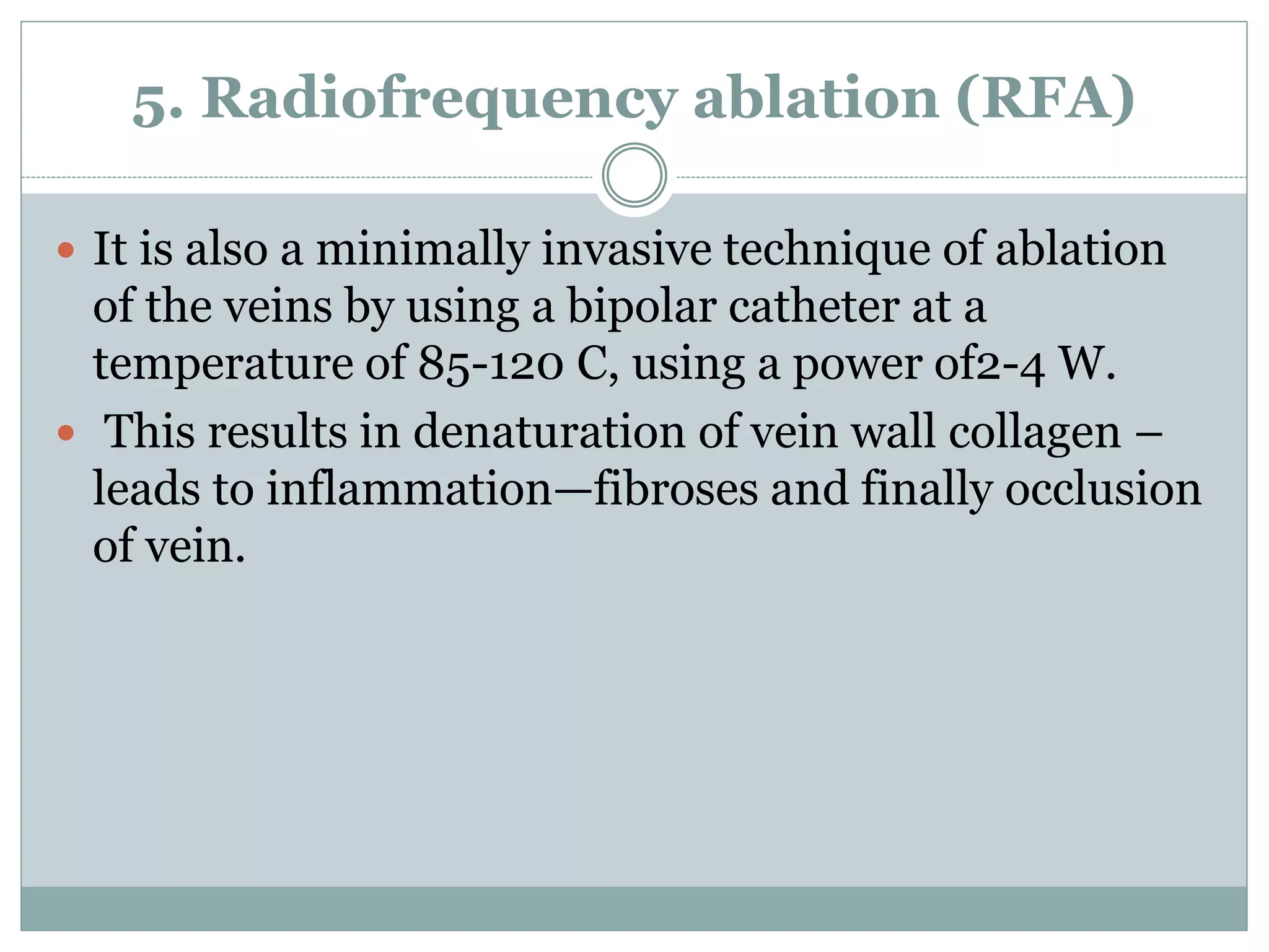Investigations & management of varicose veins | PPTX