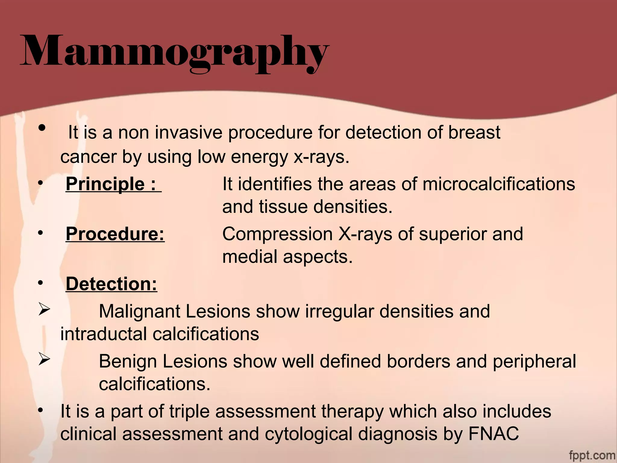 Investigations of ca breast | PPT