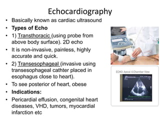 INVESTIGATIONS OF CARDIOVASCULAR DISEASE.pptx | Heart and ...