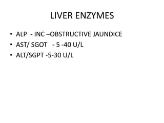 Investigations of jaundice | PPTX