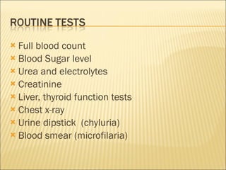 Investigations of lymphatics | PPT | Medical Tests | Medical Health