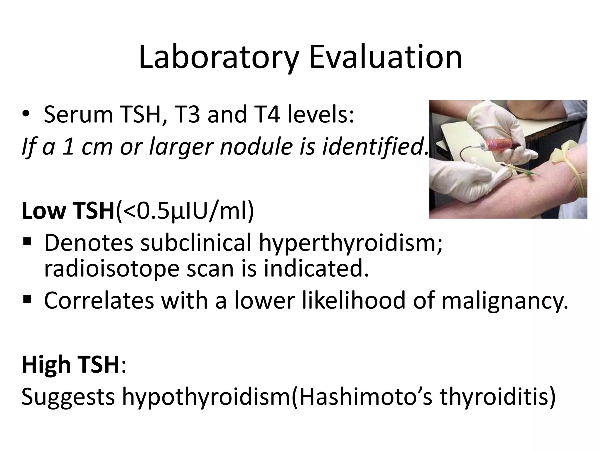 Investigations thyroid carcinoma | PPTX