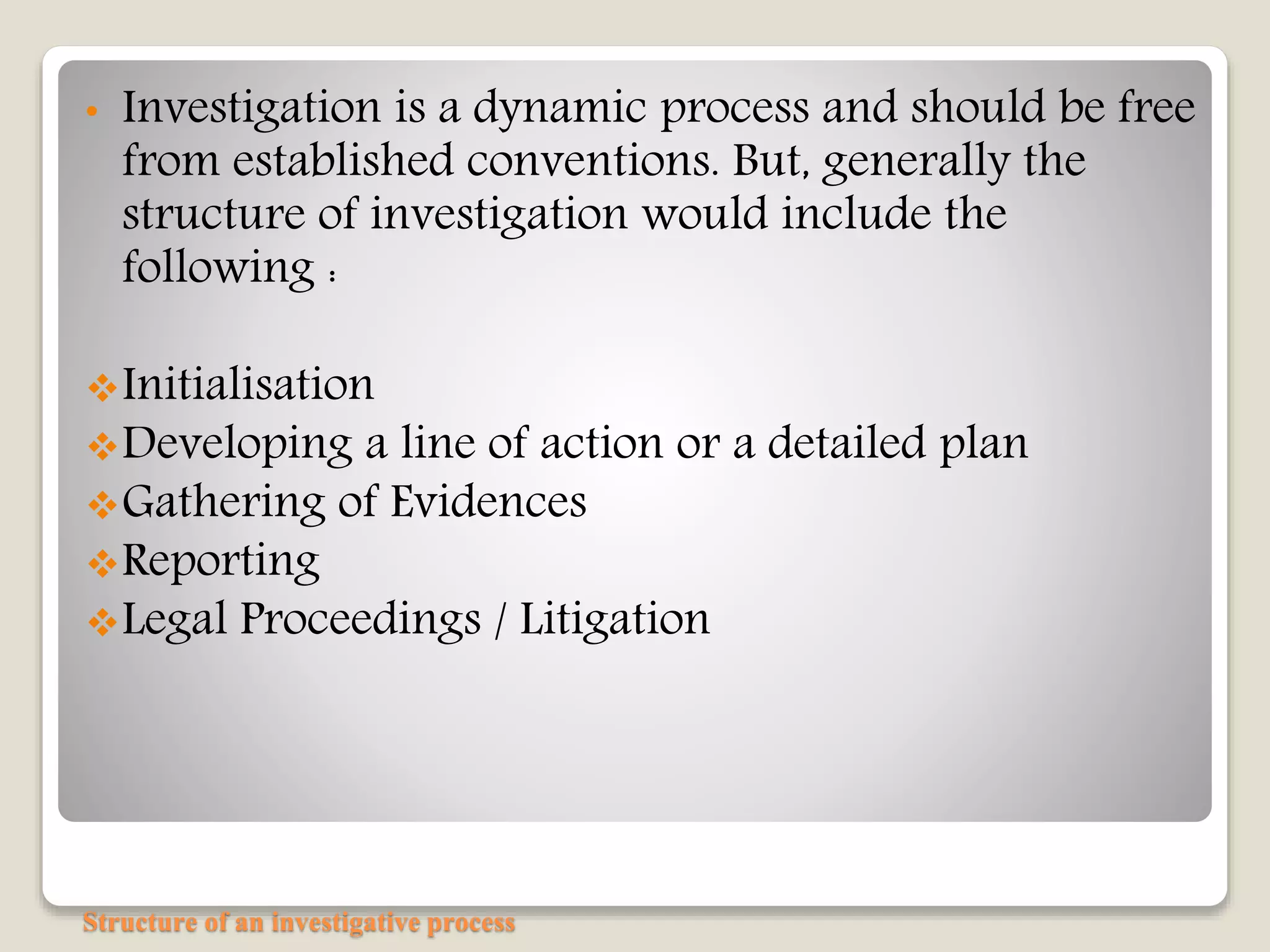 Investigation vs Interrogation | PPTX