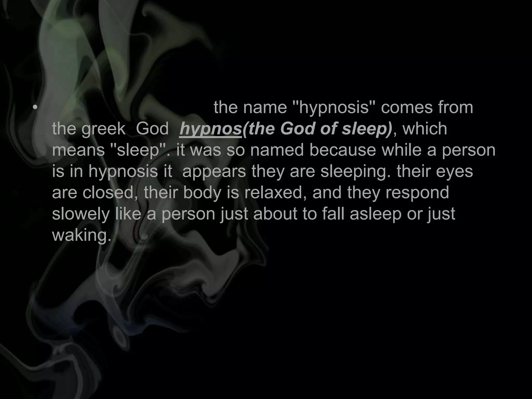 Investigative forensic hypnosis | PPTX