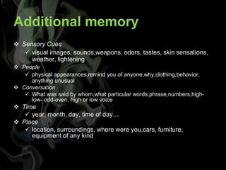 Investigative forensic hypnosis | PPTX