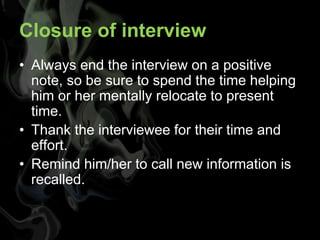 Investigative forensic hypnosis | PPTX