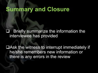 Investigative forensic hypnosis | PPTX