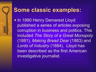 Investigative journalism | PPT