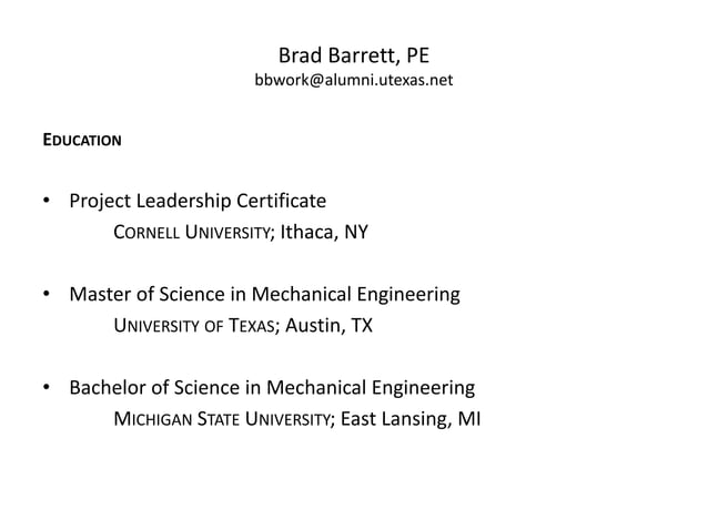 Investigative Mechanical Engineer - BBarrett, PE | PDF | Home Appliances | Home & Garden