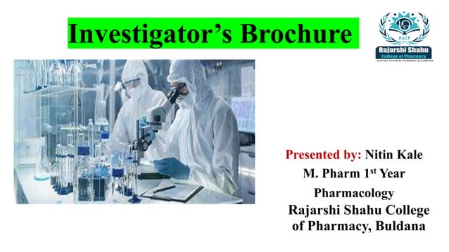 Investigator’ Brochure 12-1.pptx