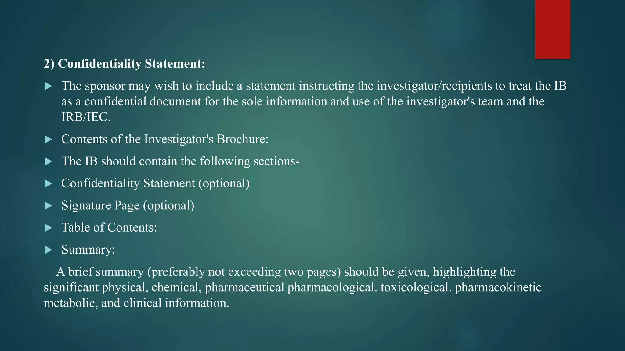 Investigator's Brochure (IB).pptx