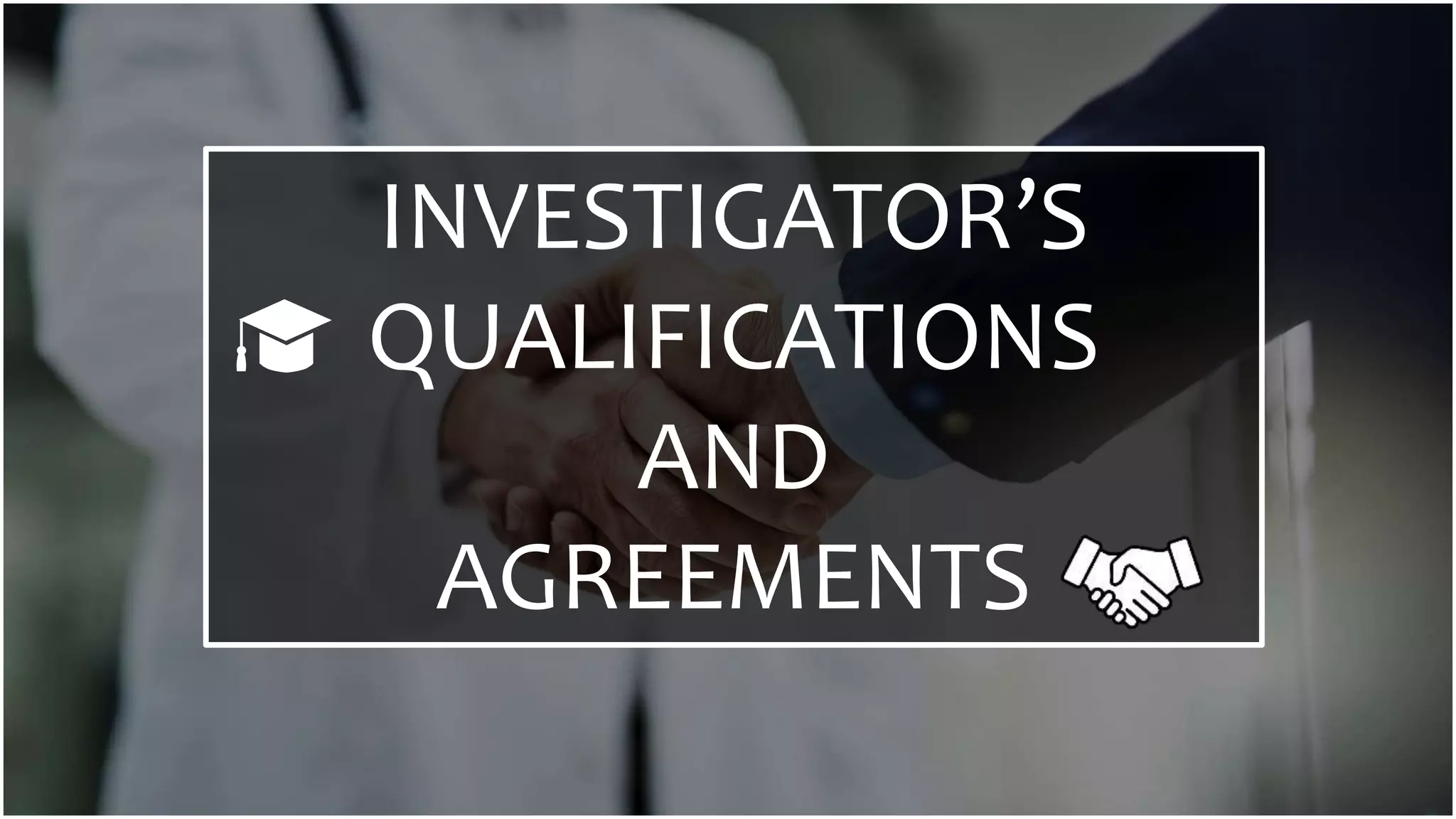 Investigators Responsibilities during Clinical trials | PPTX