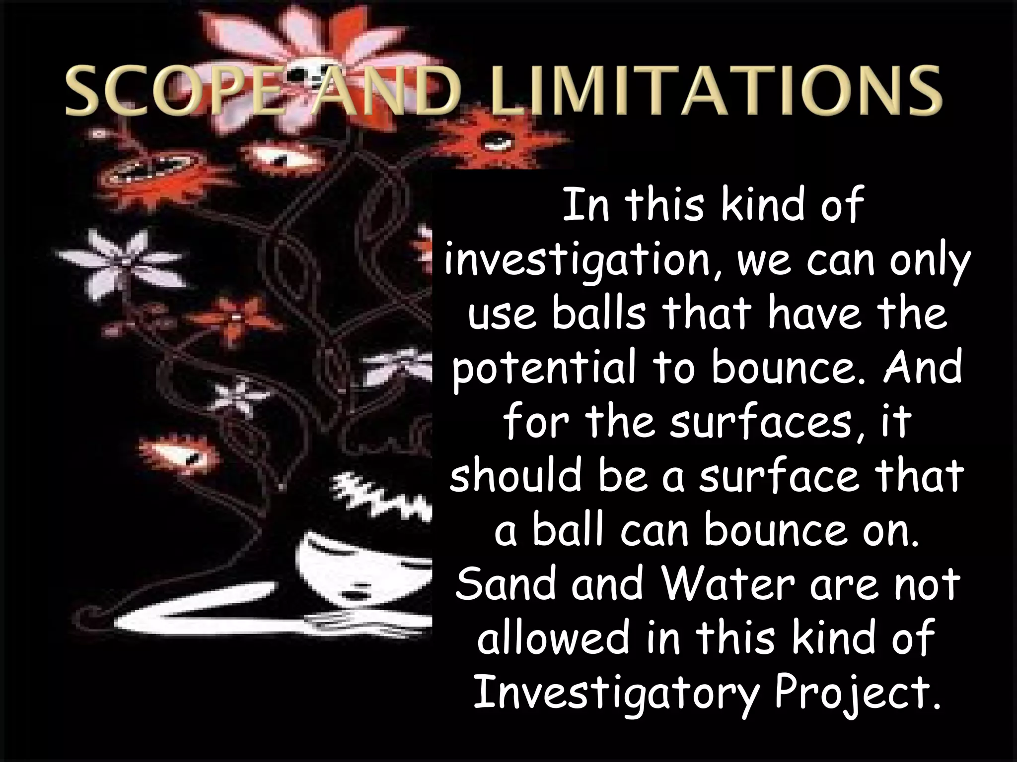 Investigatory project | PPT