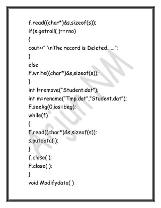 Student DATABASE MANAGeMEnT SysTEm | PDF