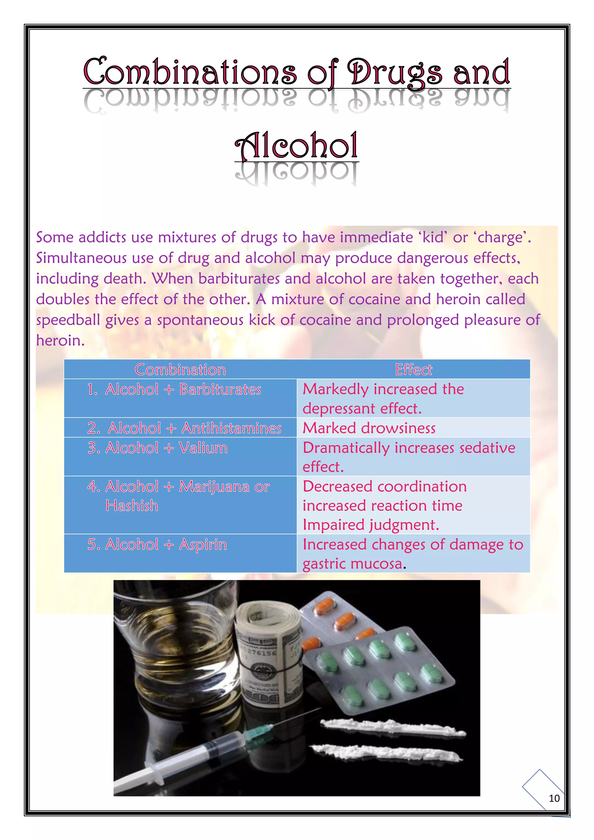 Debesh's Investigatory Project On Drugs Addiction | PDF