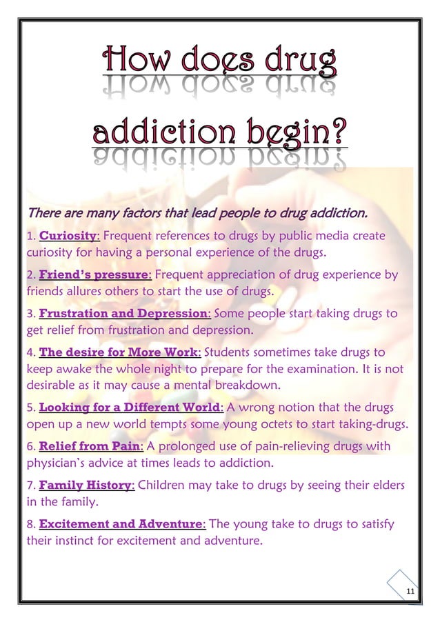 Debesh's Investigatory Project On Drugs Addiction | PDF