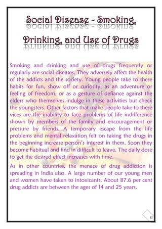 Debesh's Investigatory Project On Drugs Addiction | PDF