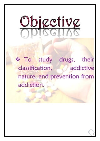 Debesh's Investigatory Project On Drugs Addiction | PDF