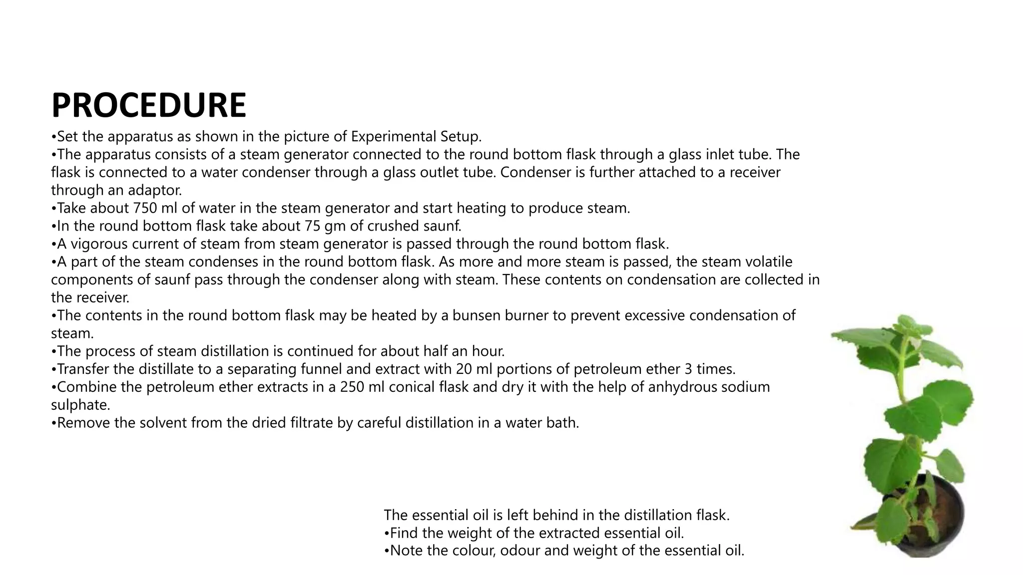 Extraction of Essential Oils-INVESTIGATORY PROJECT.pptx