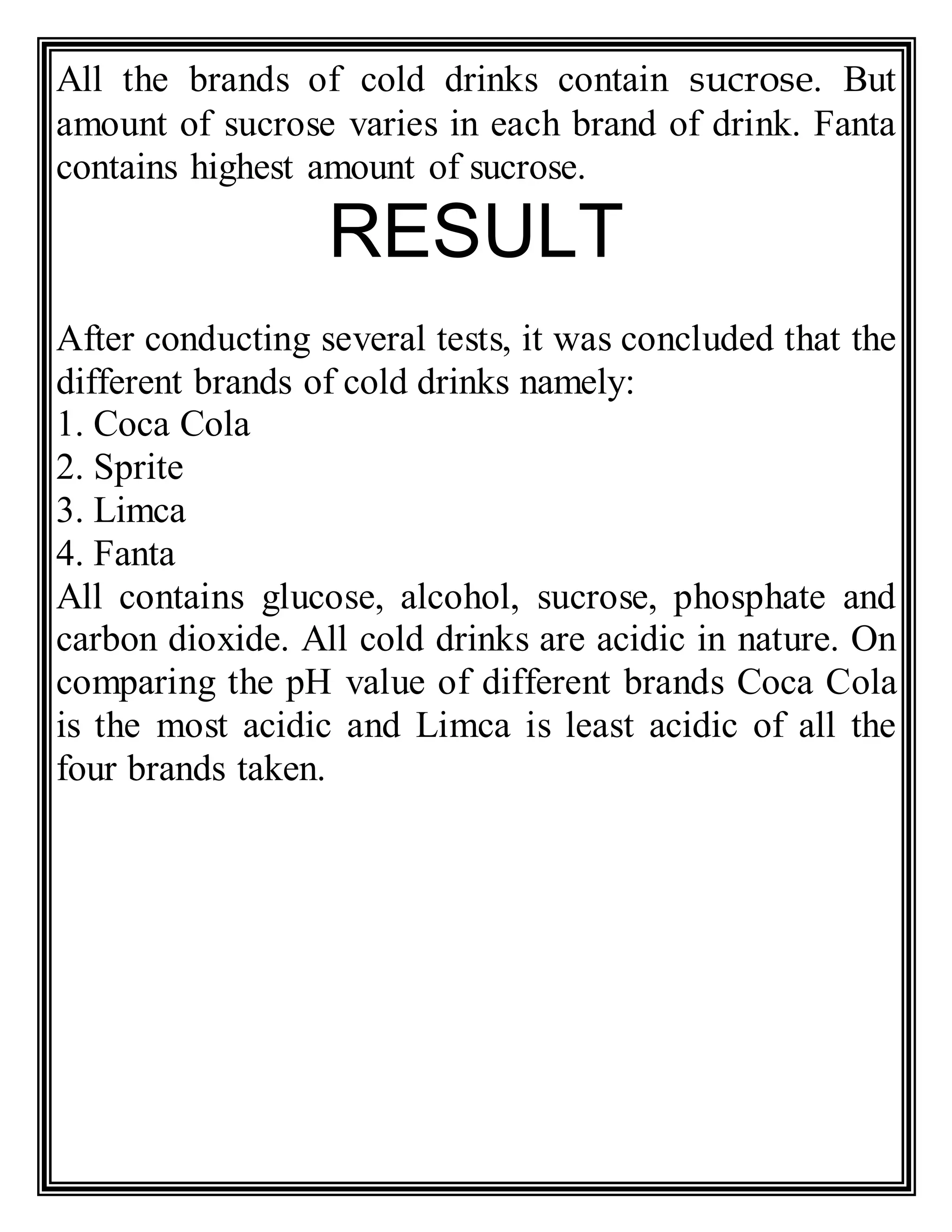 Investigatory project for chemistry | DOCX