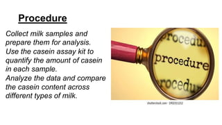 Investigatory Project On Amount Of Casein In Milk.pptx