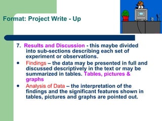 Investigatory project parts | PPT