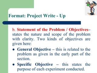 Investigatory project parts | PPT
