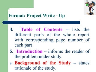 Investigatory project parts | PPT
