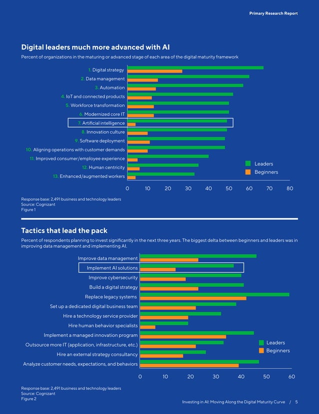 Investing in AI: Moving Along the Digital Maturity Curve | PDF