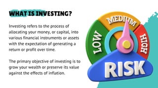 Investing 101.pdf | Mutual Funds | Personal Investing