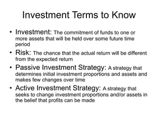 Investing basics | PPT