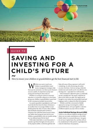 Investing For A Child | PDF