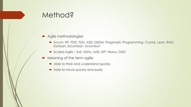 Investing in agile transformation | PPT