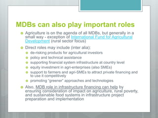 Investing in agriculture | PPTX