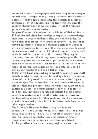 Investing in FinanciallyDistressed andBankrupt SecuritiesA.docx