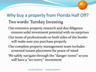 Investing In Florida | PDF