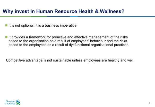 Investing in human resource health & wellness | PPTX | Business ...